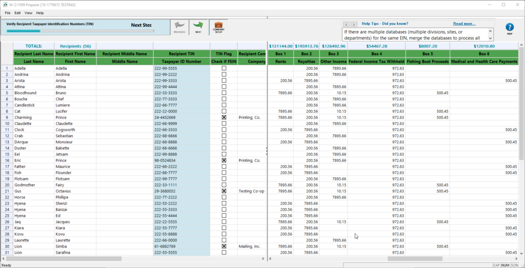 1099 Instructions - Aatrix Partners
